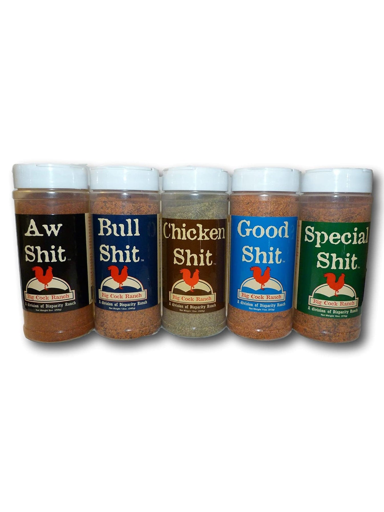 BCR Shit Seasoning Set of 5 Bottles $61.98 – GarlicShoppe.com